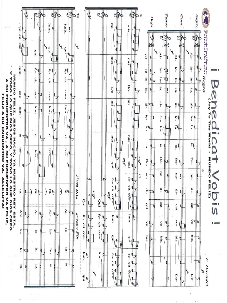 Benedicat Vobis Haendel | PDF | Salud y bienestar | Religión y ...