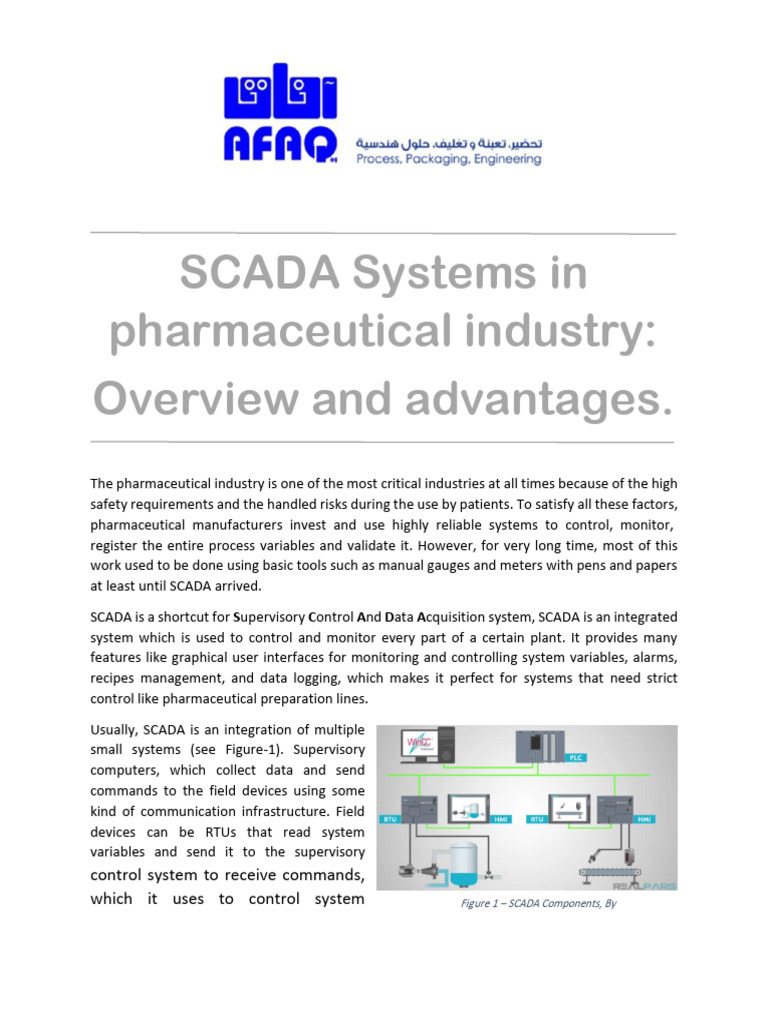 SCADA in Pharmaceutical Appication V1!2!1666625101 | PDF