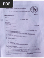 Ecz g9 Maths p1 2023 - 2014 Compiled by KDC | PDF