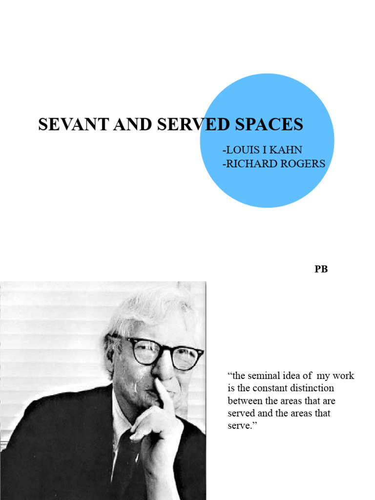 Serve N Served Spaces by Kahn N Roger | PDF
