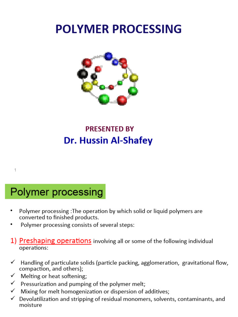 Polymer Processing | PDF | Business | Computers