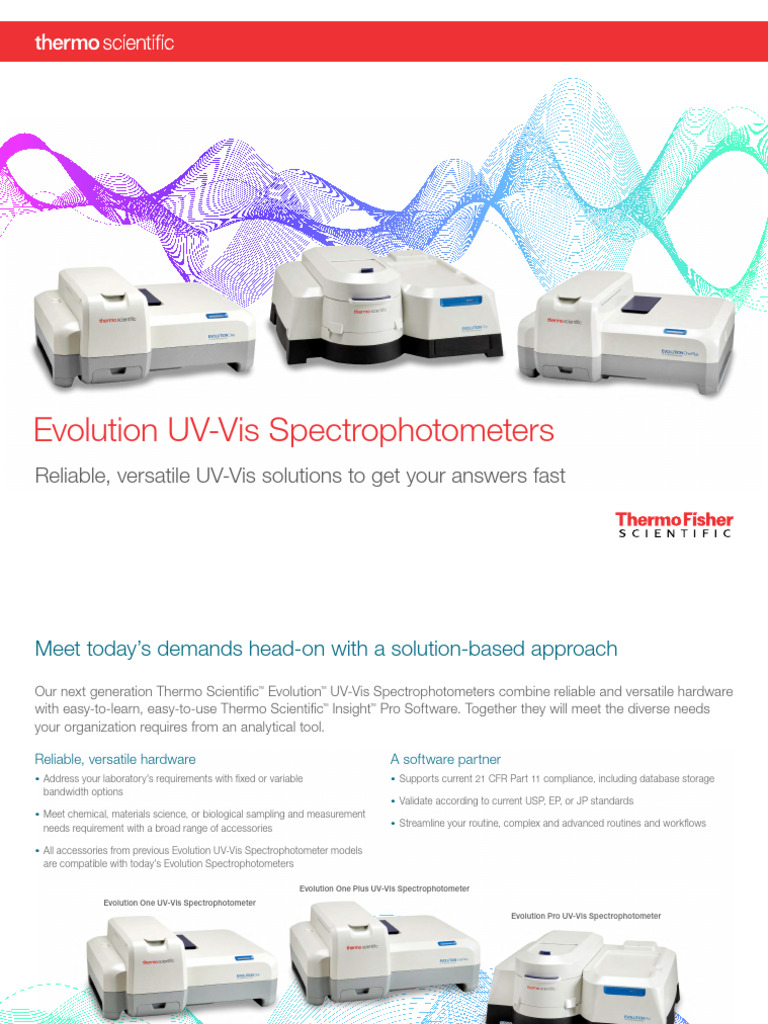 TFS Assets MSD Brochures BR53458 Evolution Family | PDF