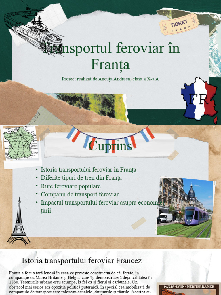 Transportul Feroviar În Franța | PDF