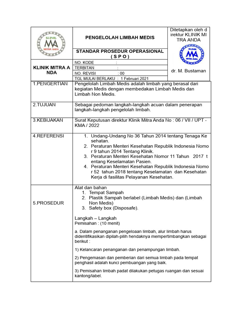 Spo Pengelolah Limbah | PDF | Sains & Matematika