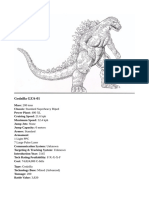 Kaiju Size | PDF | Monsters | Fictional Life Forms