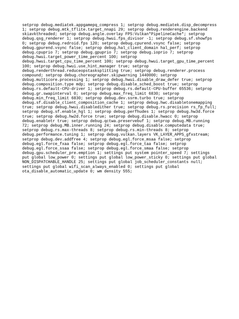 SETPROP X12.RV2 MOD FROM SONY XPERIA X ROG 6 (BALANCE 500) | PDF | Computers