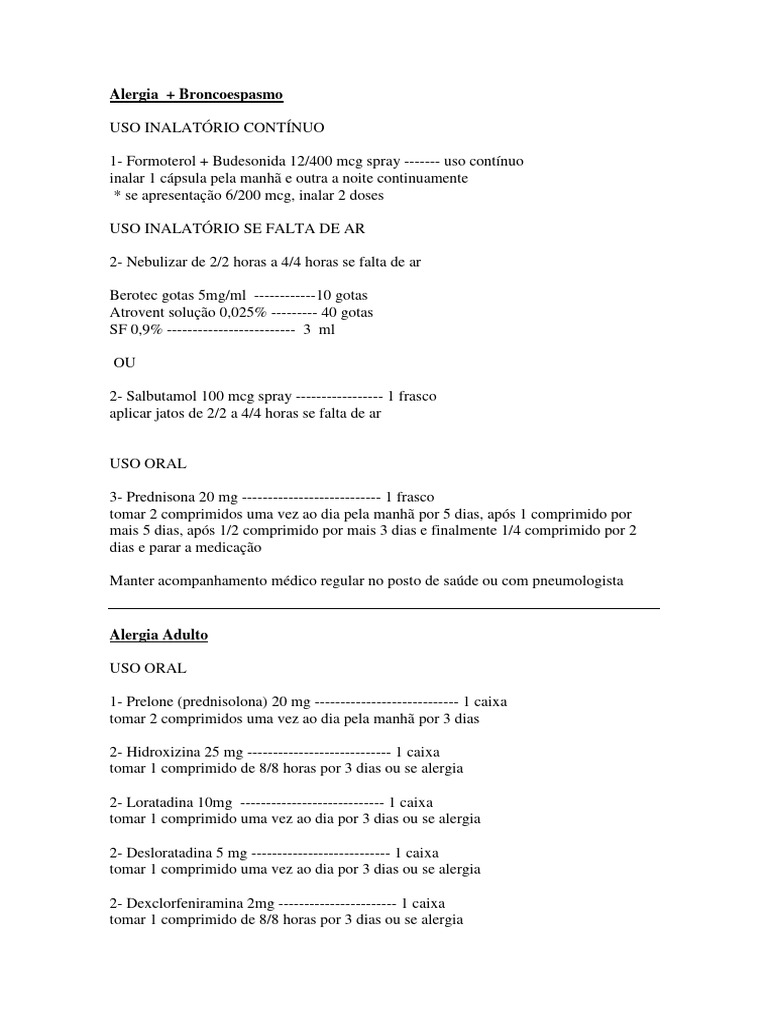 Prescrição Padrão | PDF