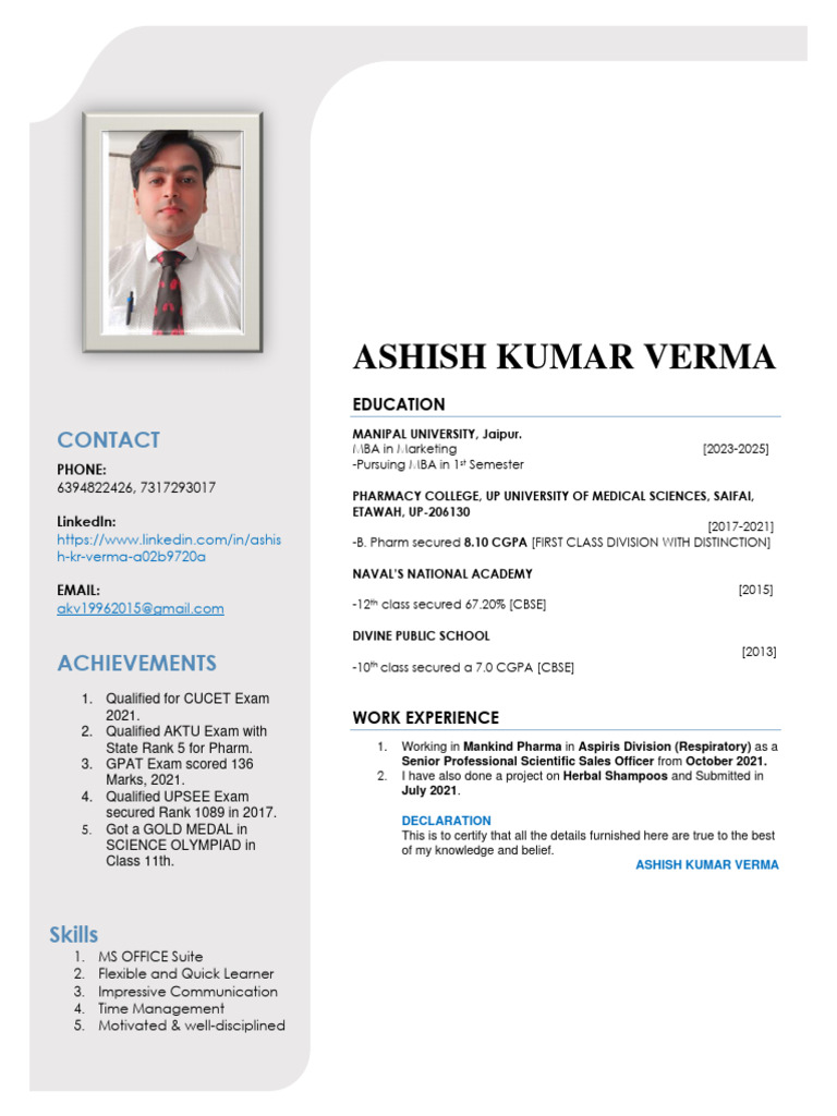 Ashish Kumar Verma | PDF