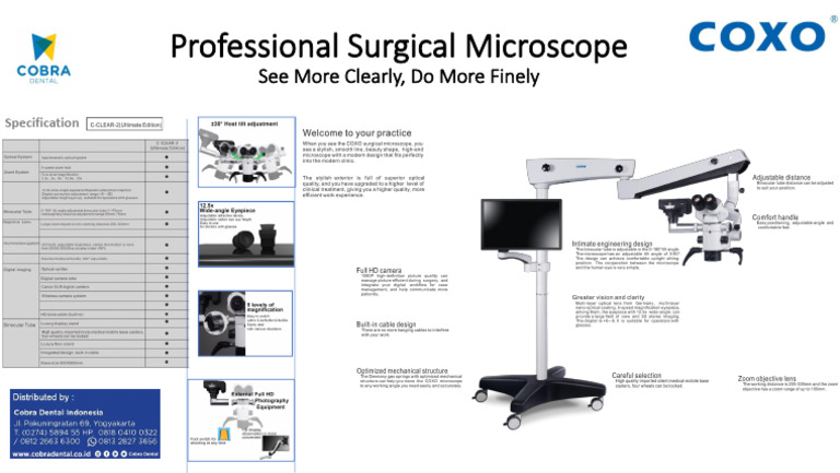 Brosur Microscope Coxo | PDF