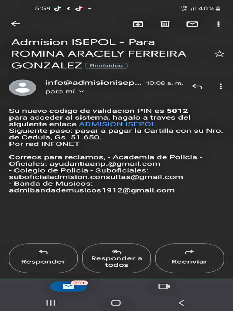 Admisión Isepol | PDF