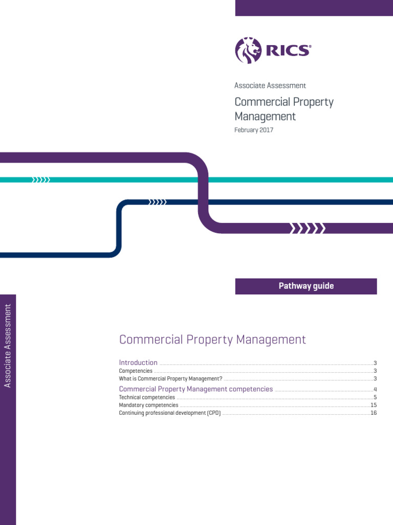 Commercial Property Management Pathway Guide Associate Rics | PDF Commercial Property Management Pathway Guide Associate Rics | PDF