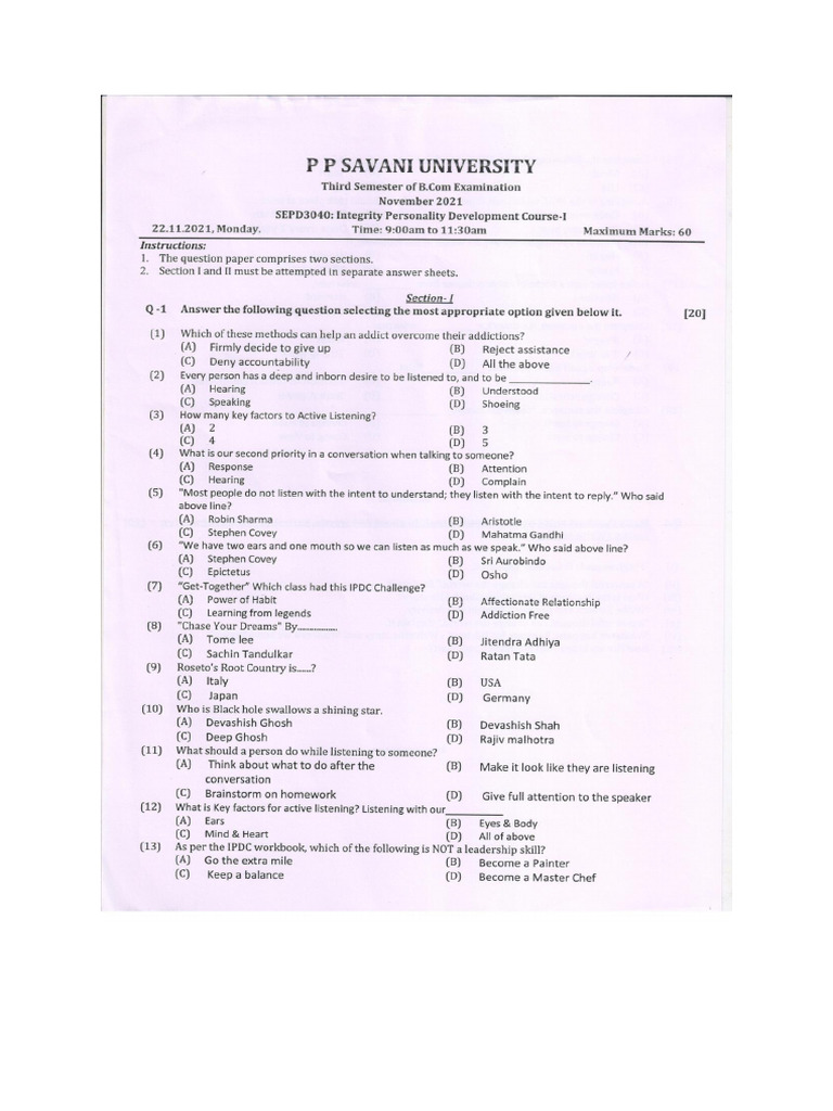 IPDC Workbook 1 Answers | PDF