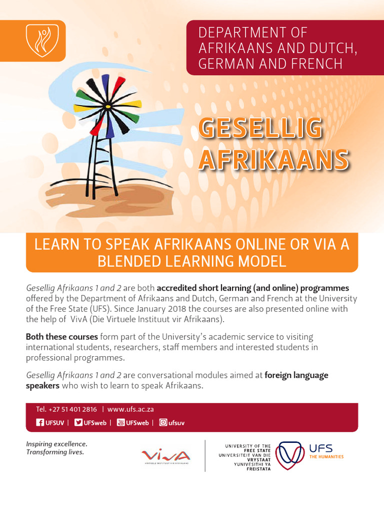 Afrikaanse Pamflet Finaal Digitaal Des 2020 | PDF