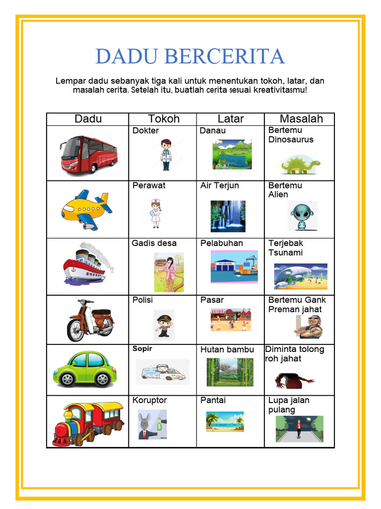 Dadu Bercerita 4 | PDF