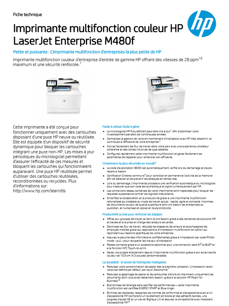 1-HP LaserJet M480f | PDF
