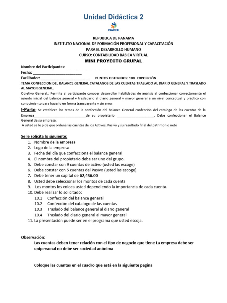 Mini Proyecto BG Cat. DG MG | PDF