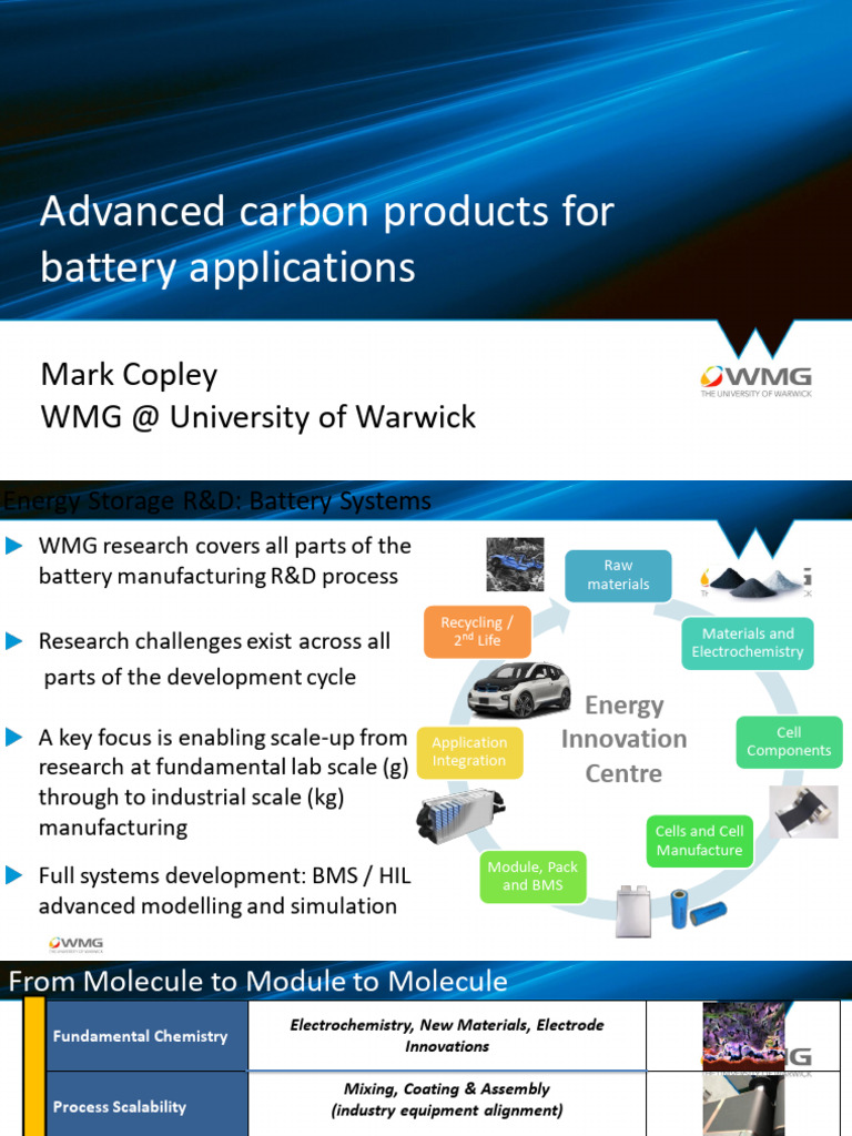 WMG Warwick Advanced Carbon | PDF