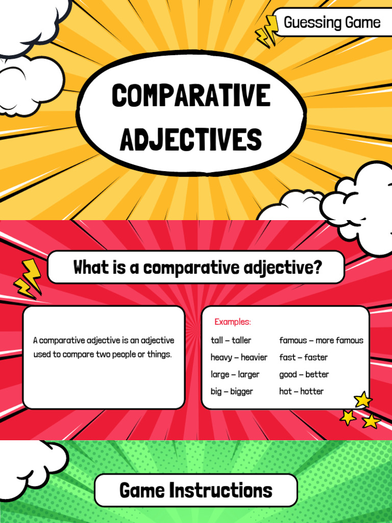 Guessing Game Comparatives | PDF