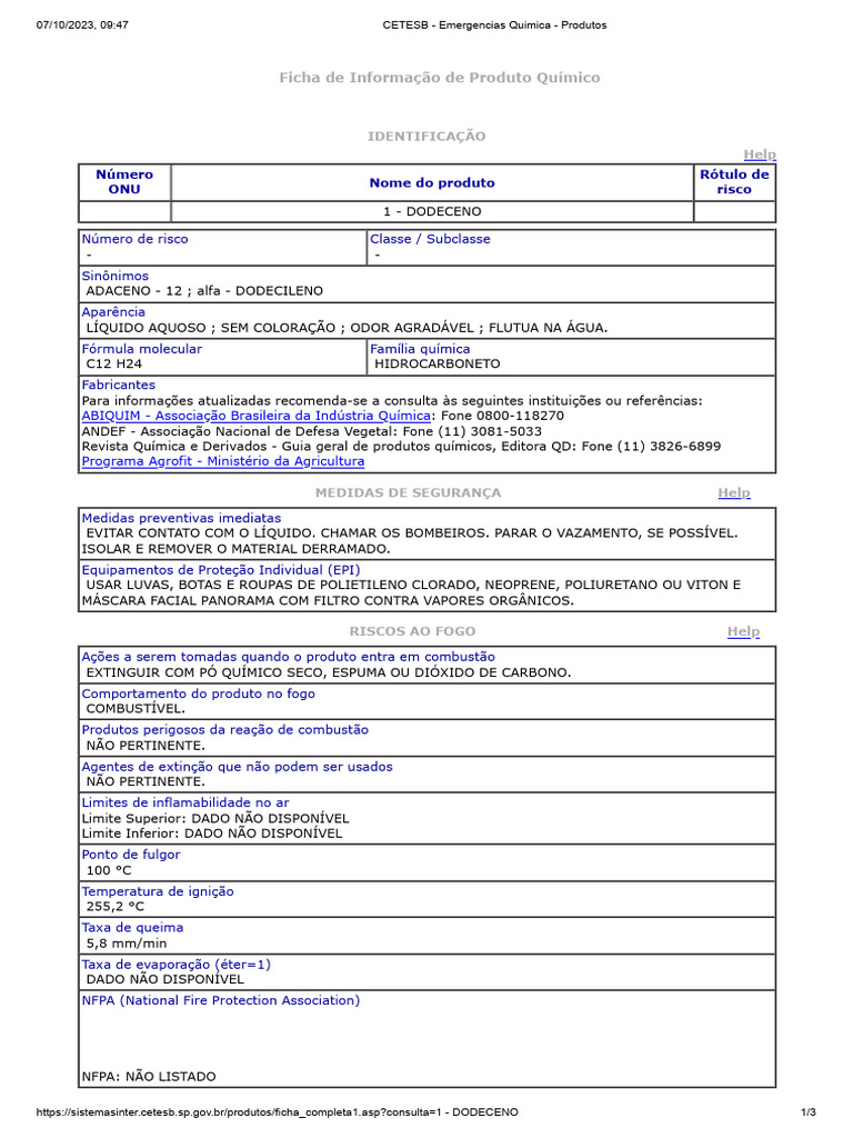 Fispq 1 - Dodeceno | PDF
