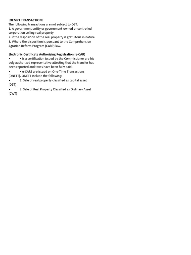 Electronic-Certificate Authorizing Registration (E-CAR) | PDF
