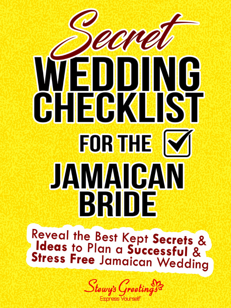 Secret Jamaican Wedding Checklist | PDF