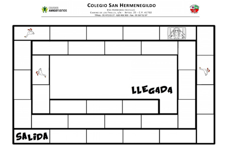 Completar Tablero de La Oca | PDF