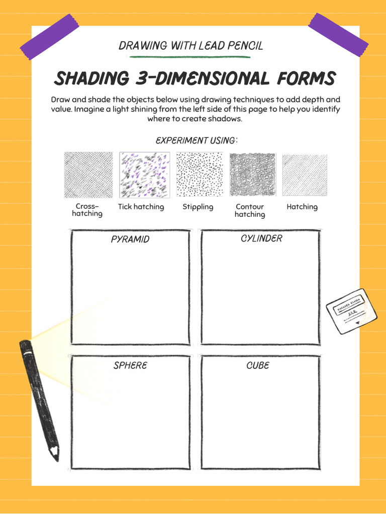 Shading Techniques for 3D Drawing | PDF