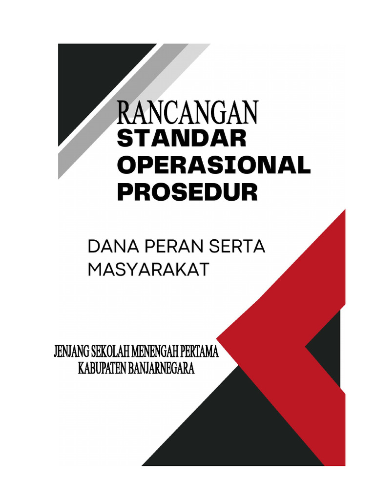 Standar Operasional Prosedur Dana PSM | PDF