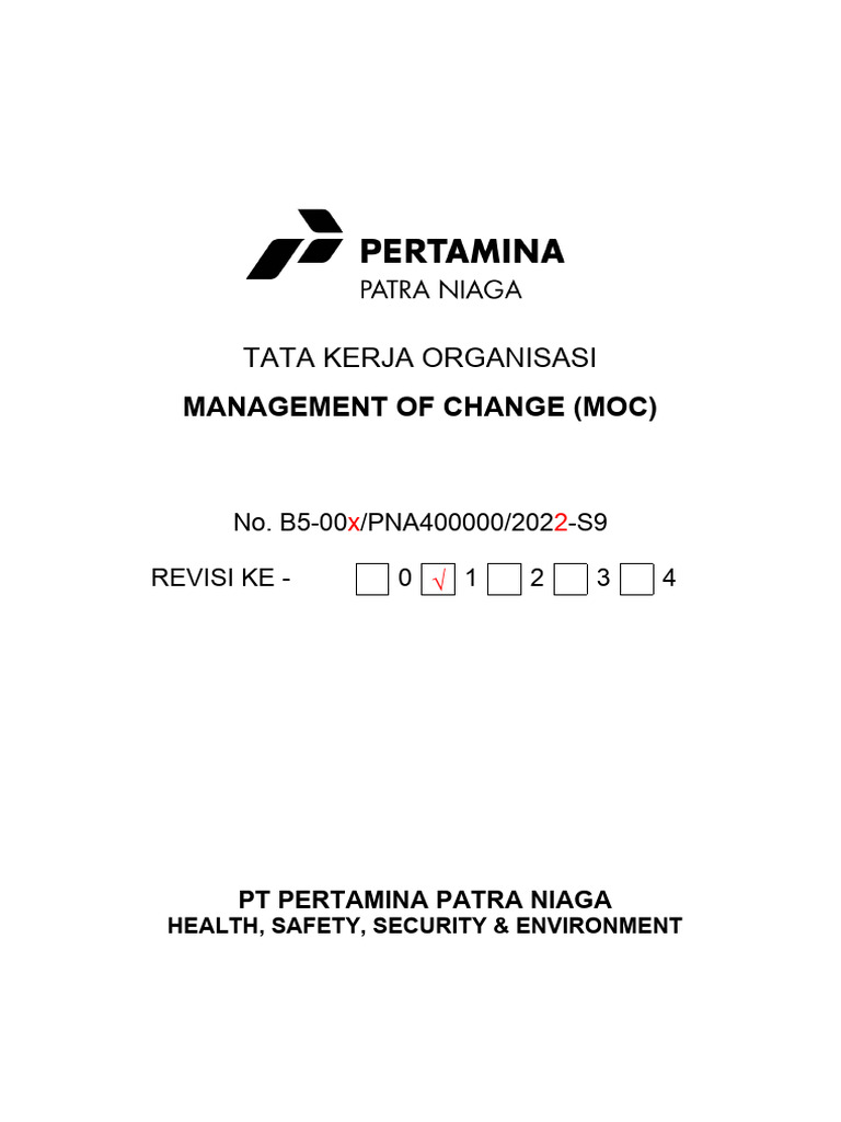 TKO - MOC - FINAL DRAFT 2022 Versi Clean | PDF