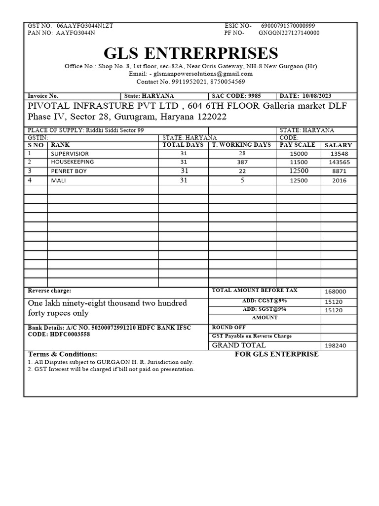 GLS Sheet-1. 12-Aug-23 | PDF