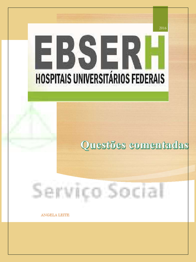 Apostila Ebserh Versao 2 | PDF