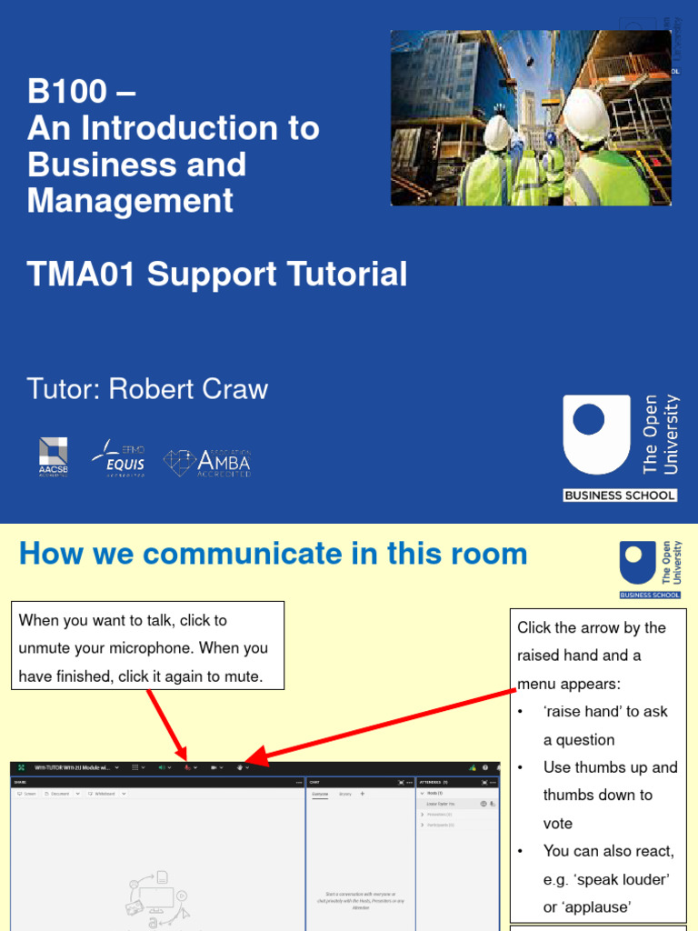 B100 22J TMA01 Prep Slides | PDF