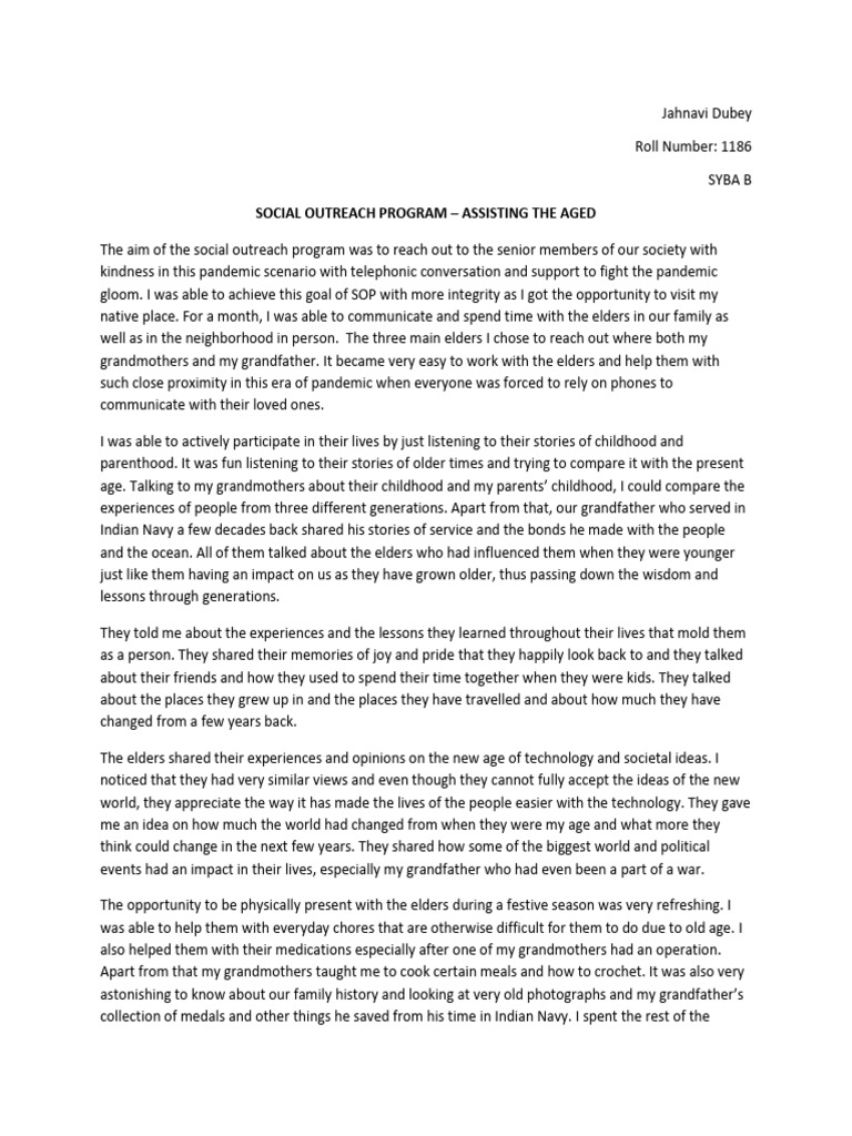 SOP REPORT (Jahnavi Dubey) | PDF