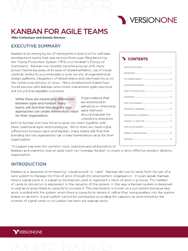 Kanban Agile Teams Pdf Scrum Software Development Agile