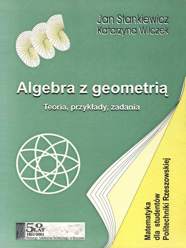 Algebra Z GeometriÑ - J. Stankiewicz, K. Wilczek | PDF