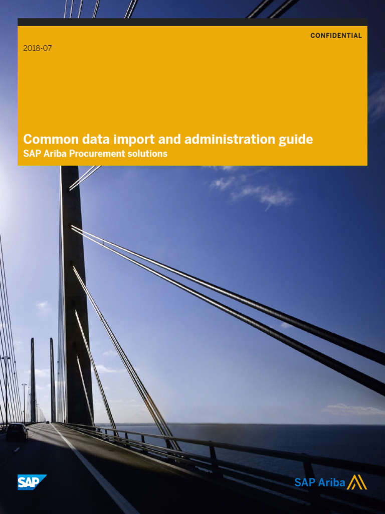 SAP Ariba Data Import Guide | PDF | Computers