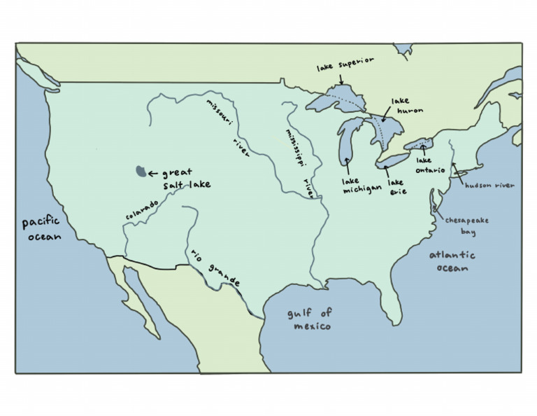 Usa Bodies of Water | PDF