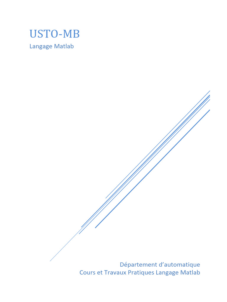 TP Matlab 2023 Auto Elm | PDF
