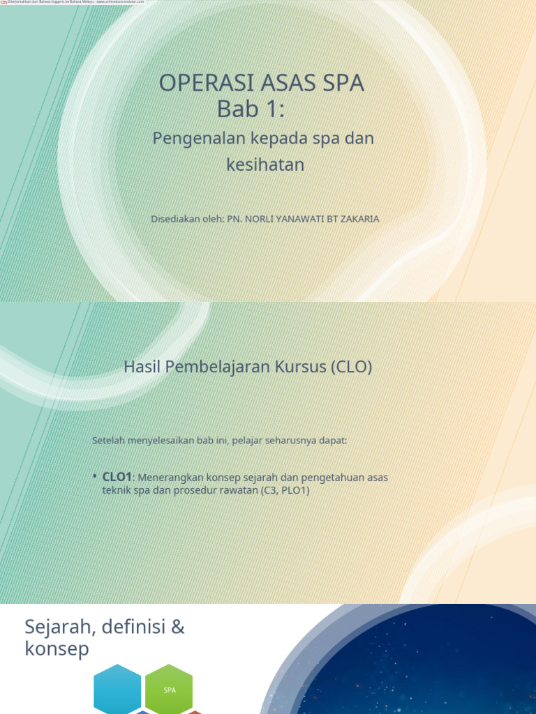 C1 INTRO TO SPA & WELLNESS - En.ms | PDF