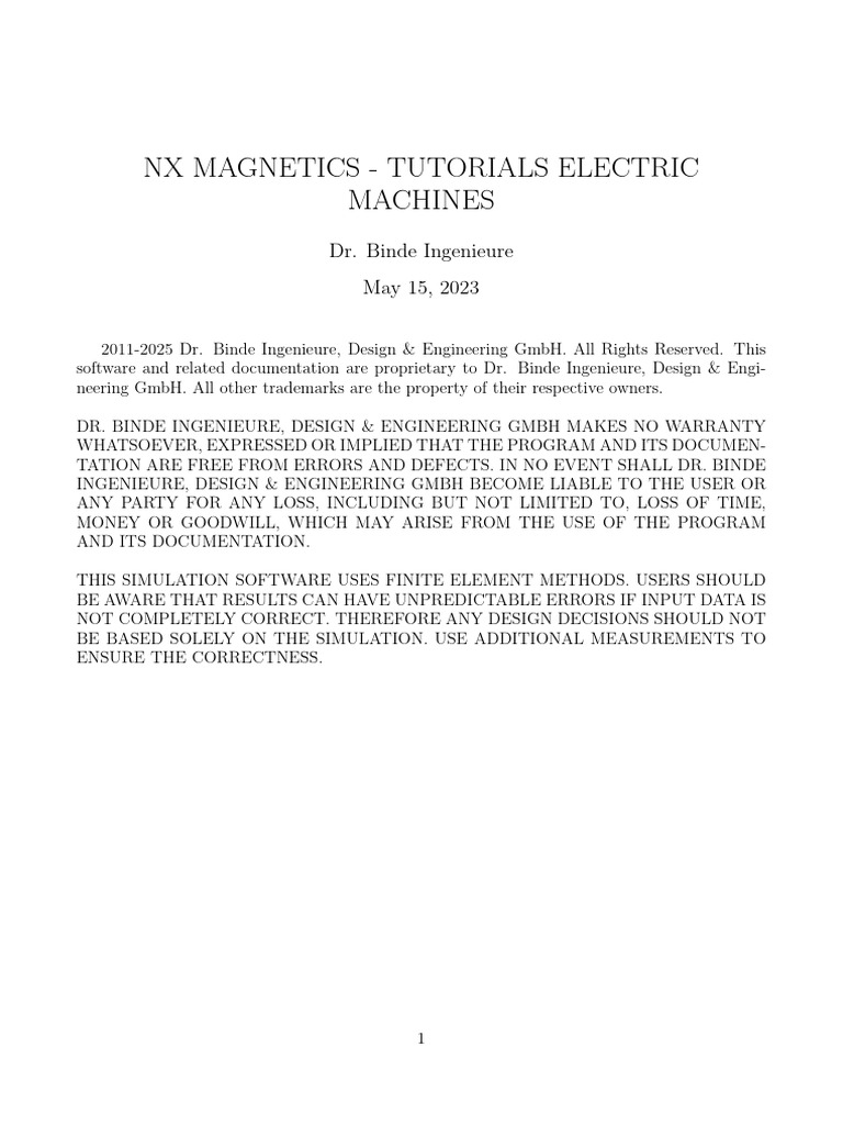 Tutorials Electric Machines | PDF