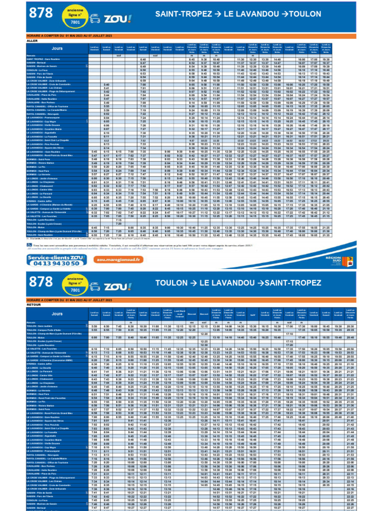 Horaire Bus Toulon