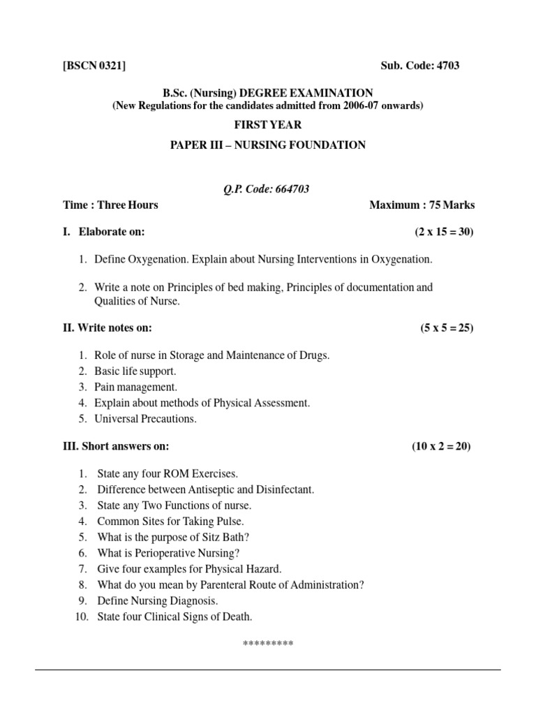 Nursing Foundation | PDF