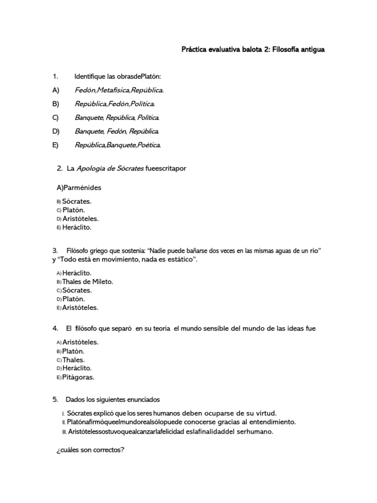 Práctica Evaluativa Balota 2 | PDF