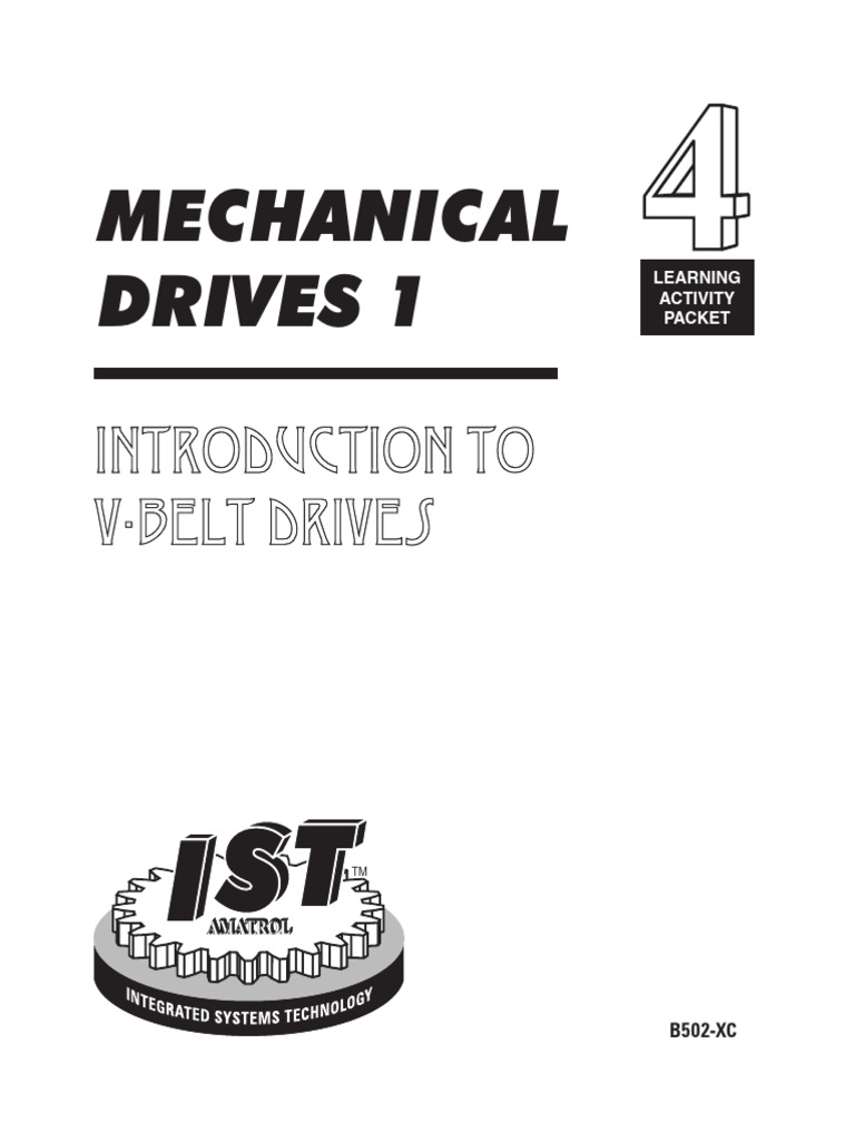 Mechanical Drives 1 Lap 4 | PDF
