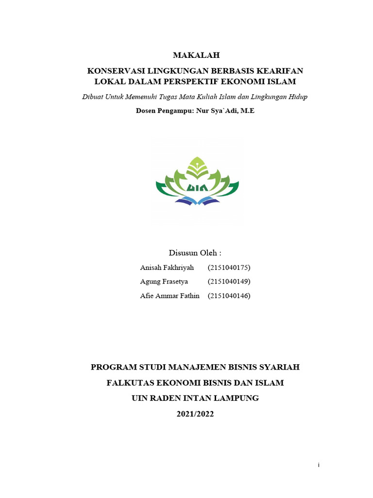 Makalah Ilh (Kelompok 8) | PDF