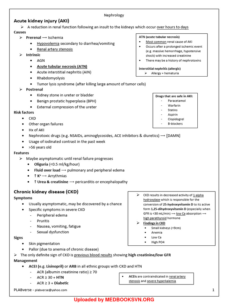 Nephrology | PDF | Medical Specialties | Urology