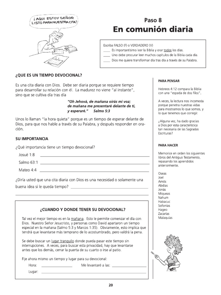 Guía Discipulado Paso 8 | PDF