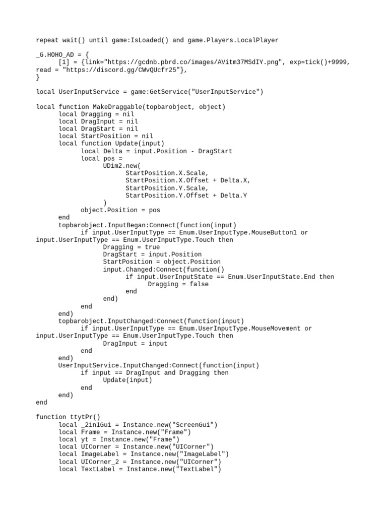 ScriptLoad Lua | PDF