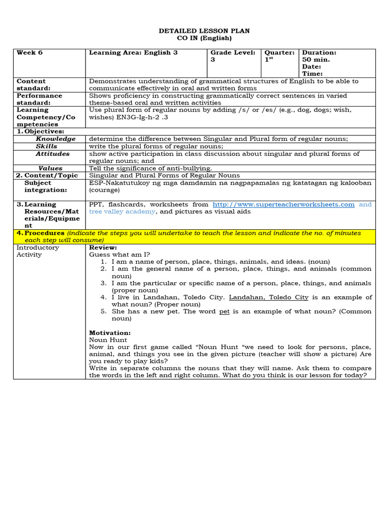 Cot-1-English 3-Sy23-2024 | PDF