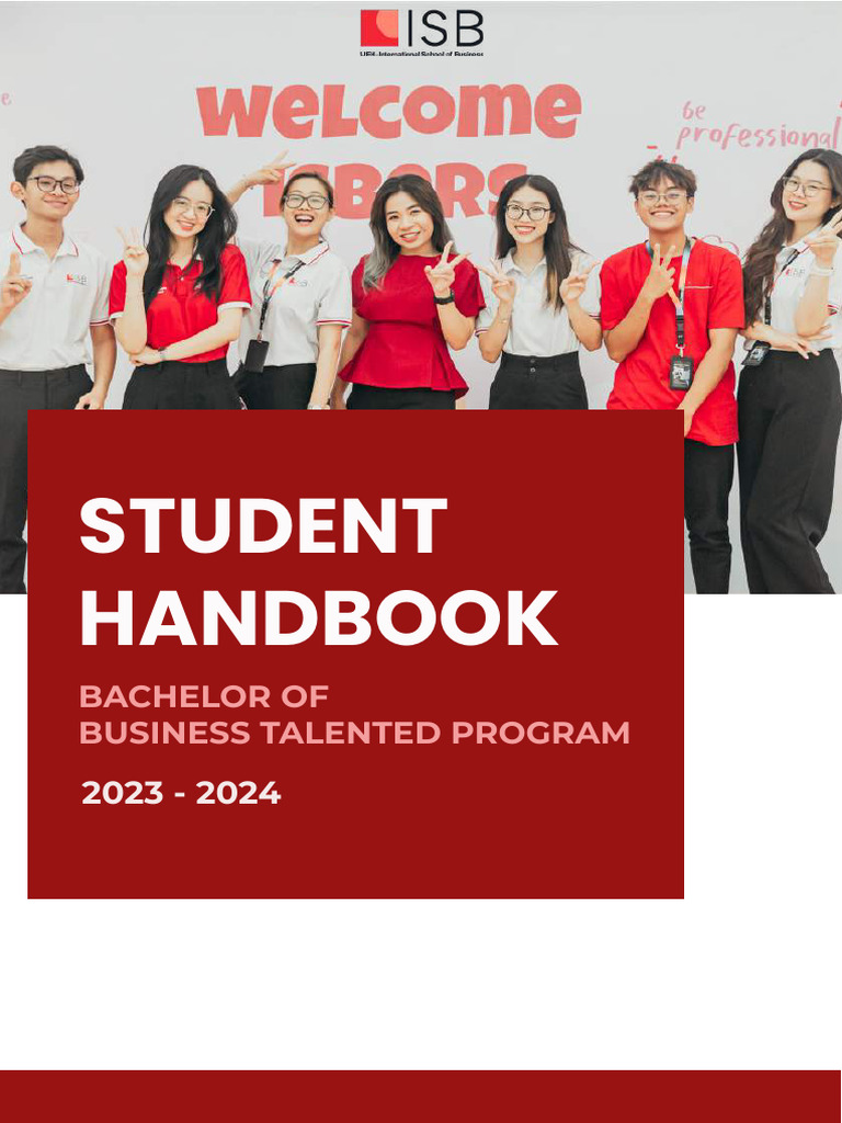 ISB BBUS - StudentHandbook2023 2024 | PDF